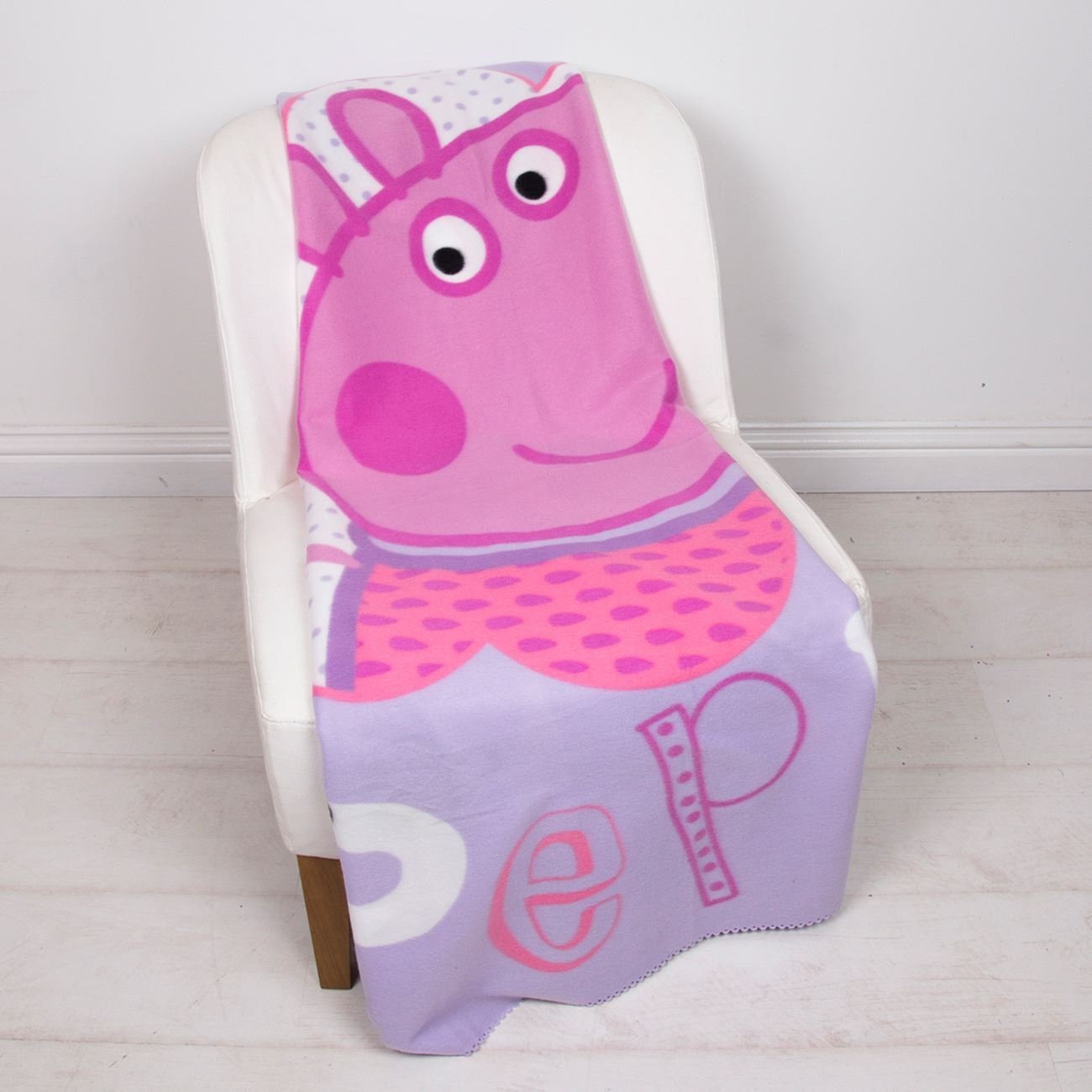EXTRA LARGE - Super Soft Peppa Pig Fleece Blanket Kids Snuggle Throw ...